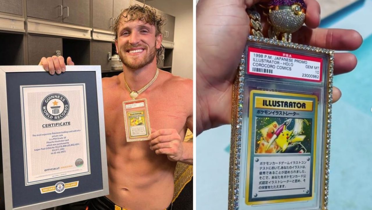 Logan Paul buys ‘world’s rarest’ Pokémon card for $5.3 million, sets ...