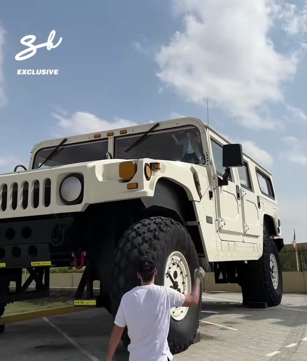 World’s largest Hummer owned by UAE sheikh is 21-feet tall and has two ...