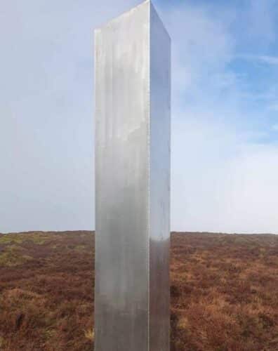 Huge alien monolith appears out of nowhere confusing locals