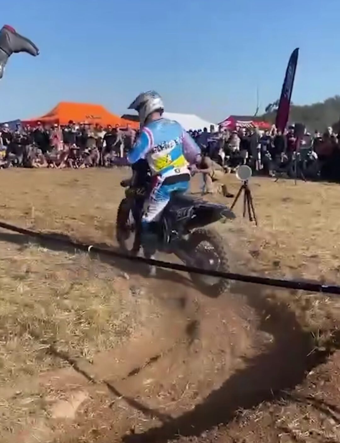 This competition takes motorcycle limbo to a different level