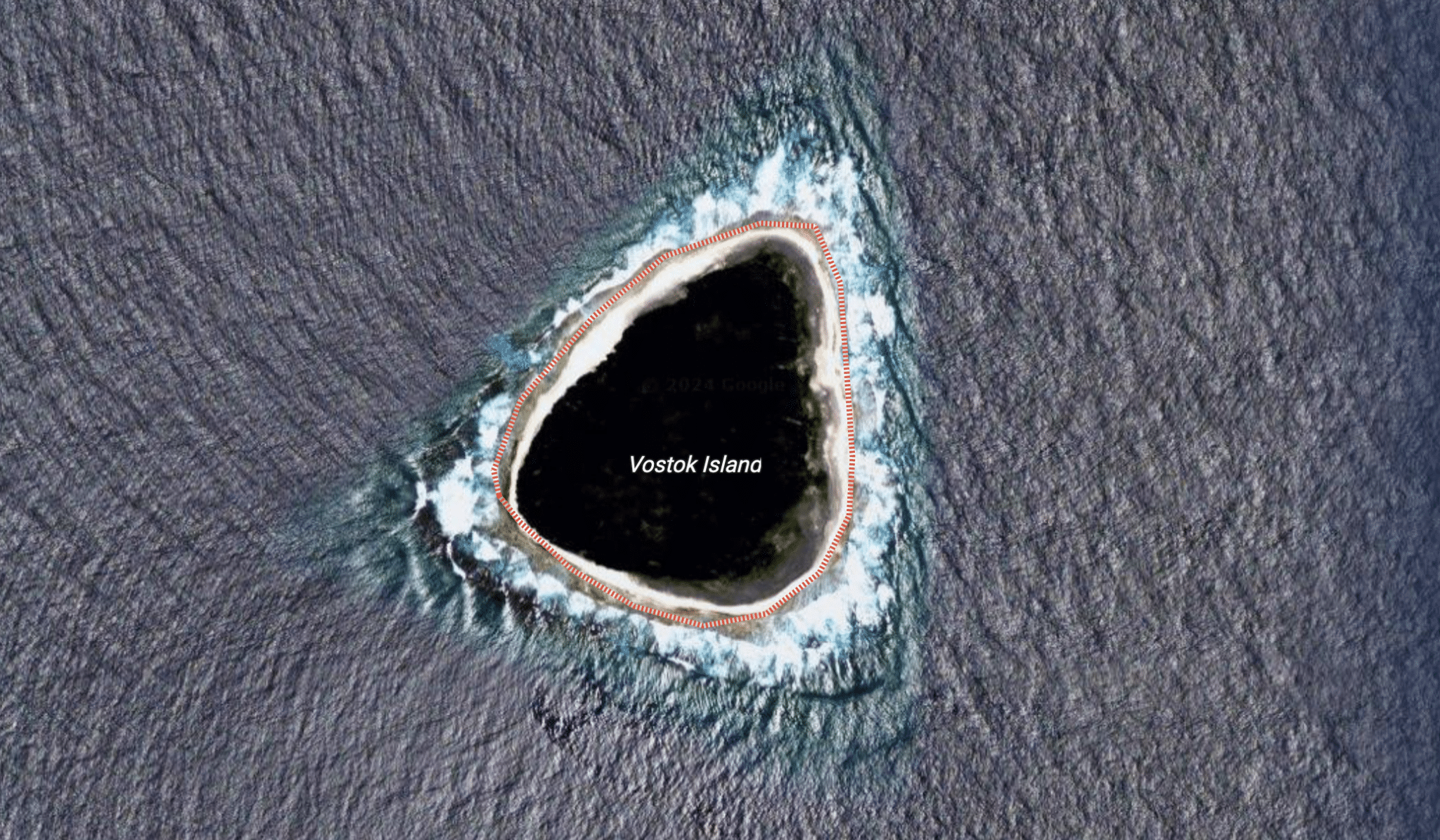 Diver shares truth about island blacked out on Google Maps
