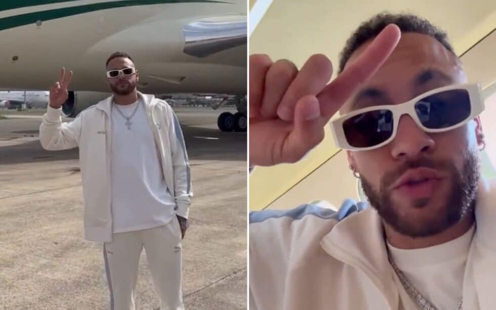 Neymar flies to Saudi in world's most expensive private jet