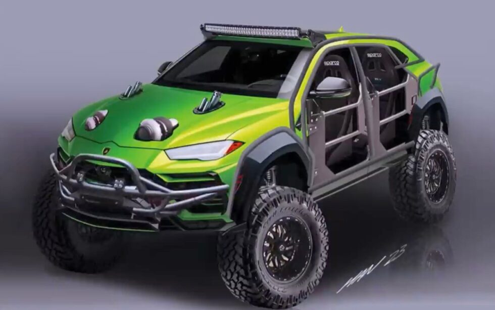 Building an off-road Lamborghini with an old Chevy Tahoe