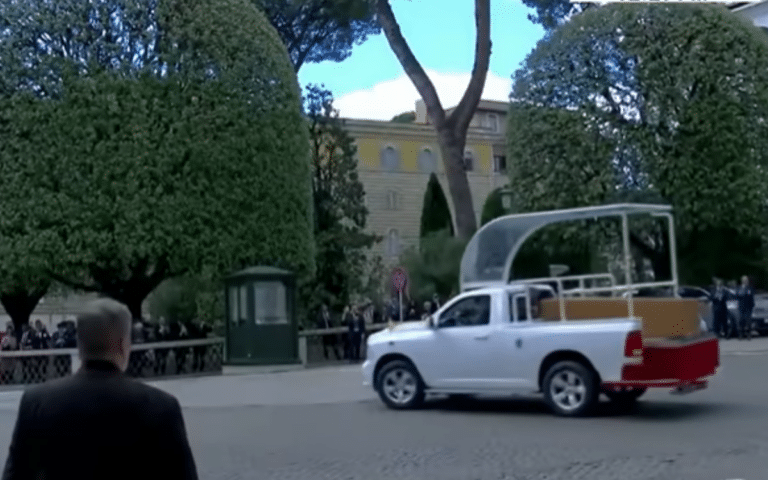 Pope Francis' last Popemobile was a Ram 1500