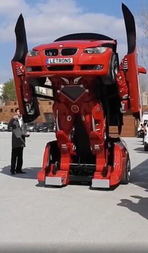 A group of engineers has designed a real transformer