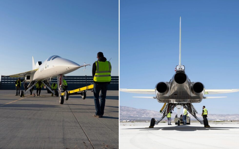 ‘Son of Concorde’ supersonic jet set for first test flight