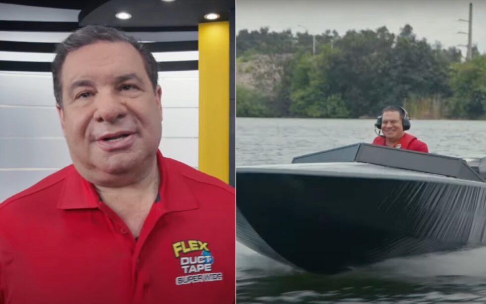 Speedboat made out of water-resistant duct tape defies odds and tears ...