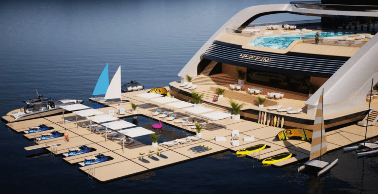 Ulyssia gigayacht is bigger than Titanic and more luxurious