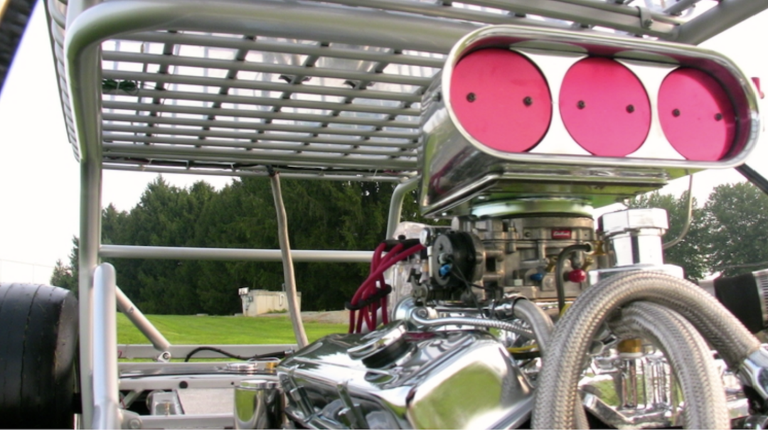 Shopper Chopper is a shopping cart converted into a hot rod