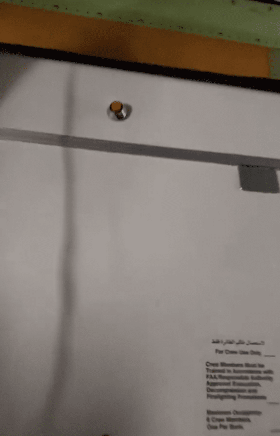 Woman finds out her Boeing 777 has secret compartment