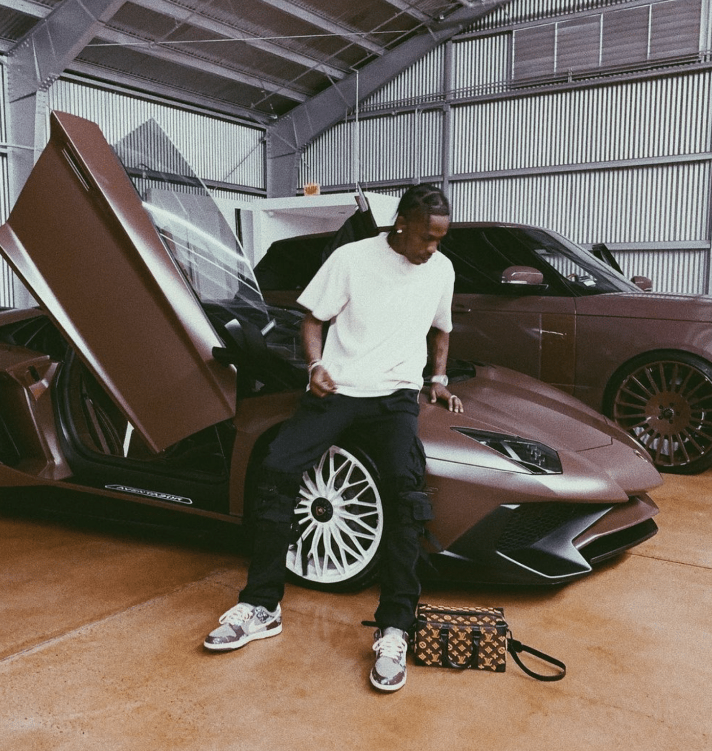 Rapper Travis Scott has a strange obsession with one color