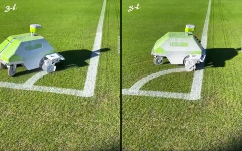 Little line-marking robot causes massive controversy online