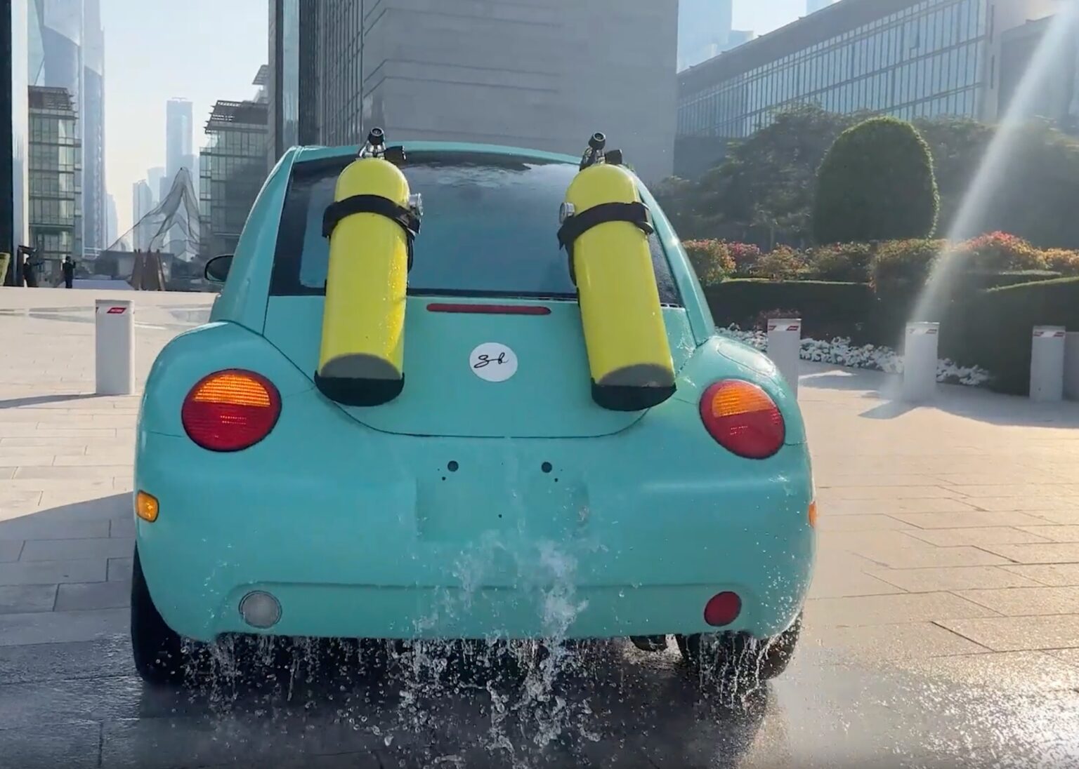 We built an underwater delivery car for the ultimate Deliveroo experience