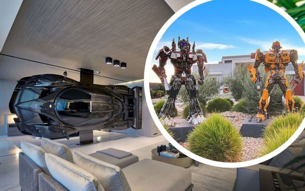A $1.5 million hypercar wall and real Transformers: Five homes with ...