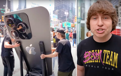 This YouTuber just built the world's biggest iPhone