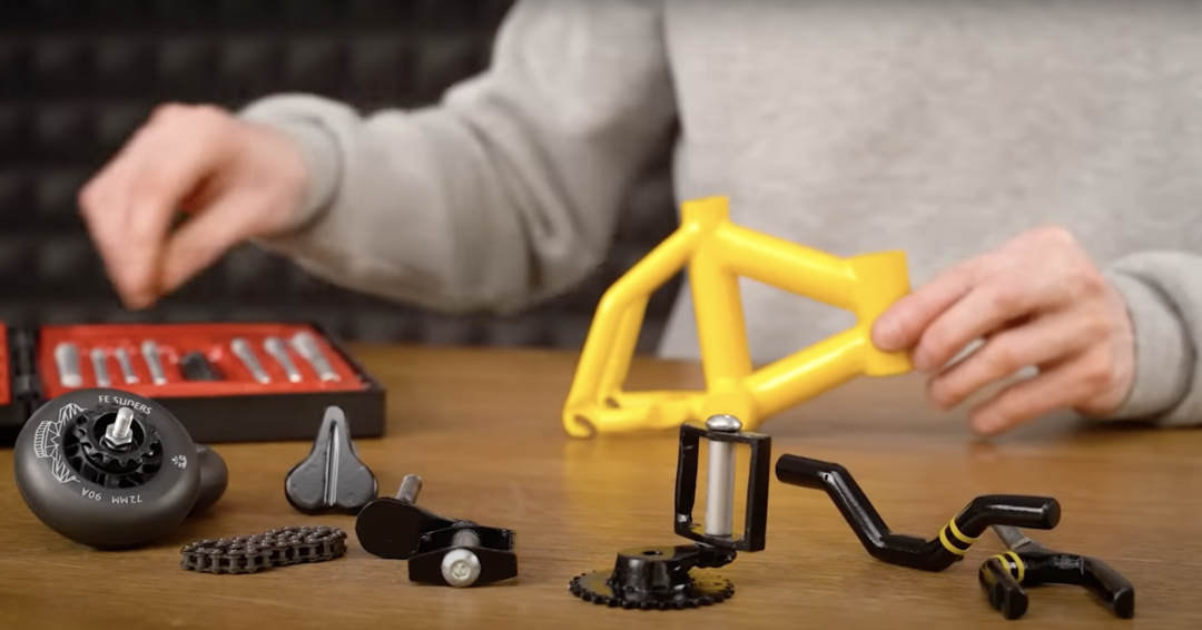 This guy just built the world's smallest bicycle